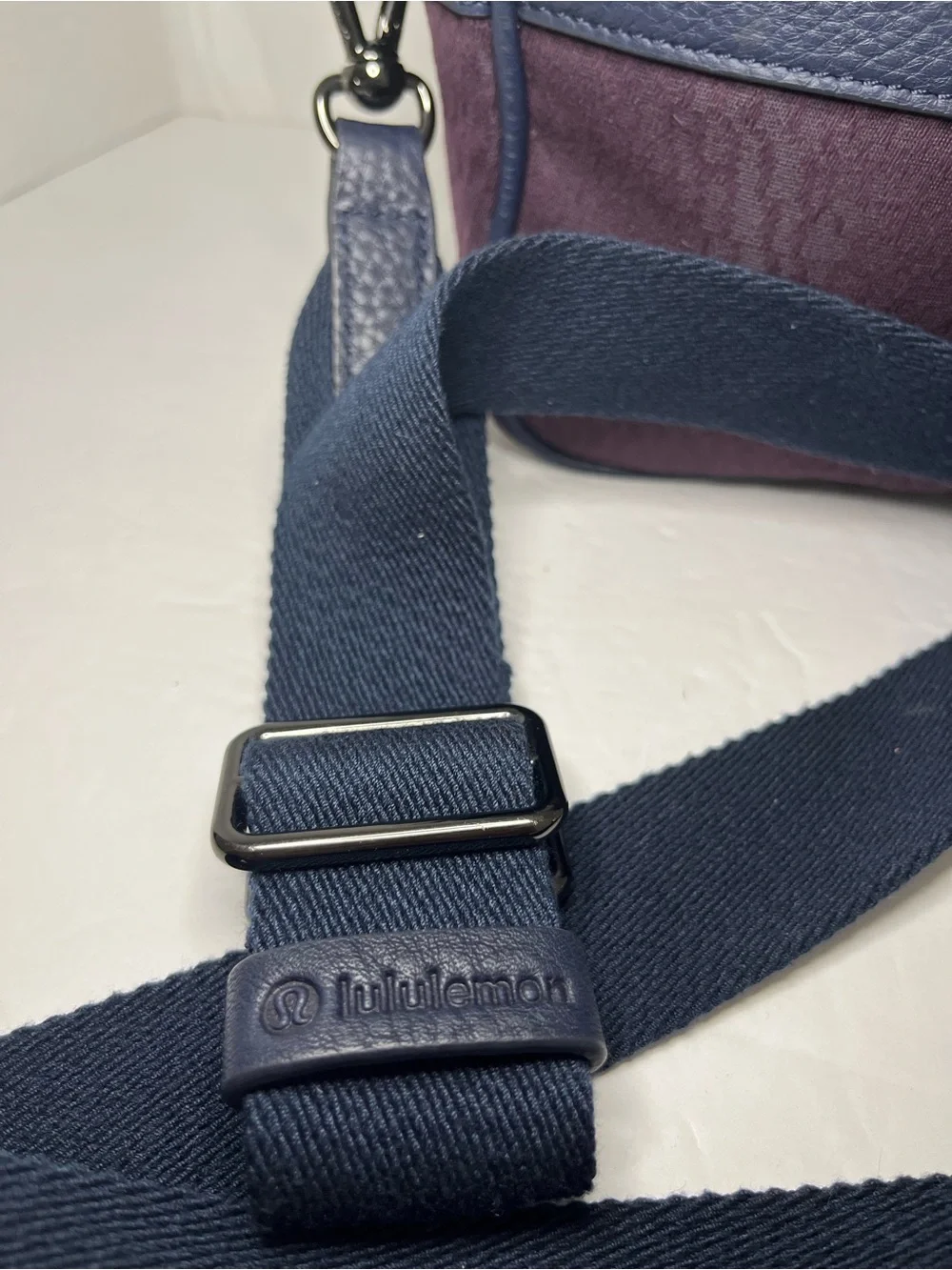 lululemon athletica | Bags | Lululemon Athletica Womens Plum And Navy ...